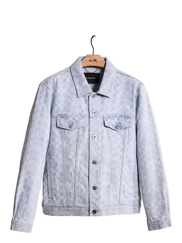 Coach Restored Signature Denim Jacket - Denim Signature