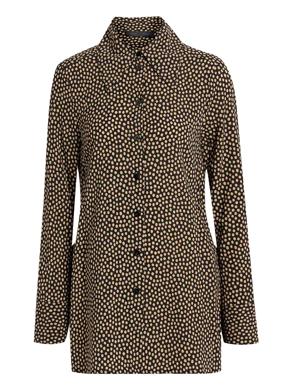 Proenza Schouler Oversized Polka Dot Shirt - Sand