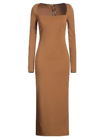 Dolce & Gabbana Midi Bodycon Dress - Brown