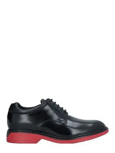 Hogan Leather Lace-up Derby Shoes - Black