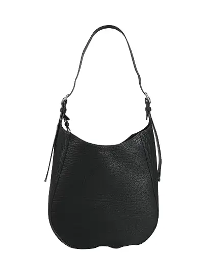Burberry Calfskin Hobo Bag - Black