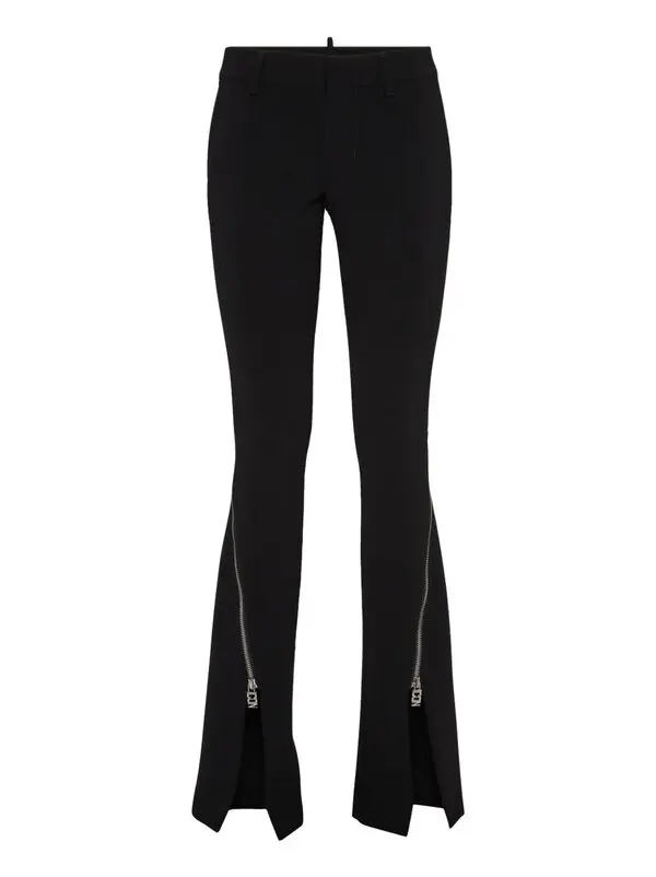 Dsquared2 Low-rise Bootcut Trousers - Black