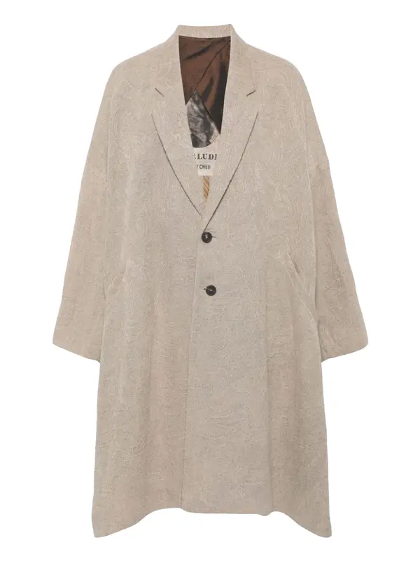 ZIGGY CHEN Linen Coat - Neutrals
