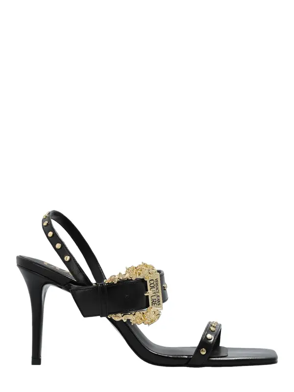 Versace 85mm Buckle-detail Sandals - Black