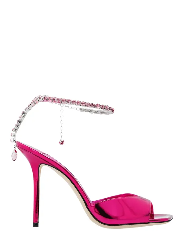 JIMMY CHOO Saeda 100mm Sandals - Pink