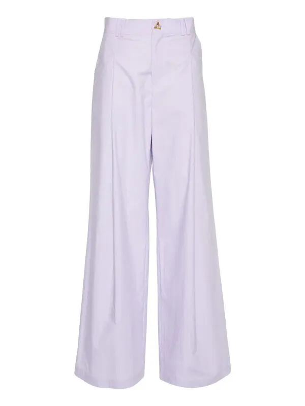AERON Wellen Poplin Palazzo Pants - Purple