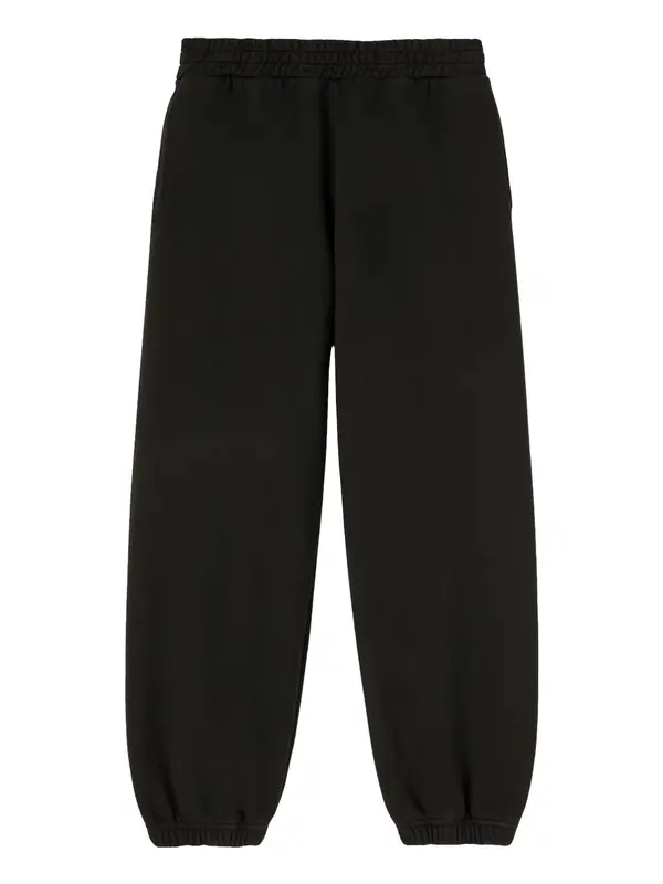 Palm Angels College Cotton Track Pants - Black