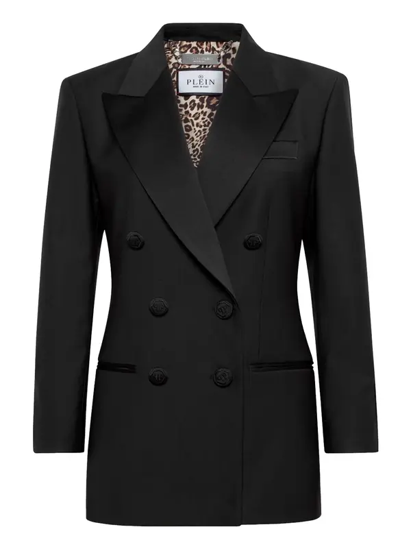 Philipp Plein Crystal-embellished Blazer - Black