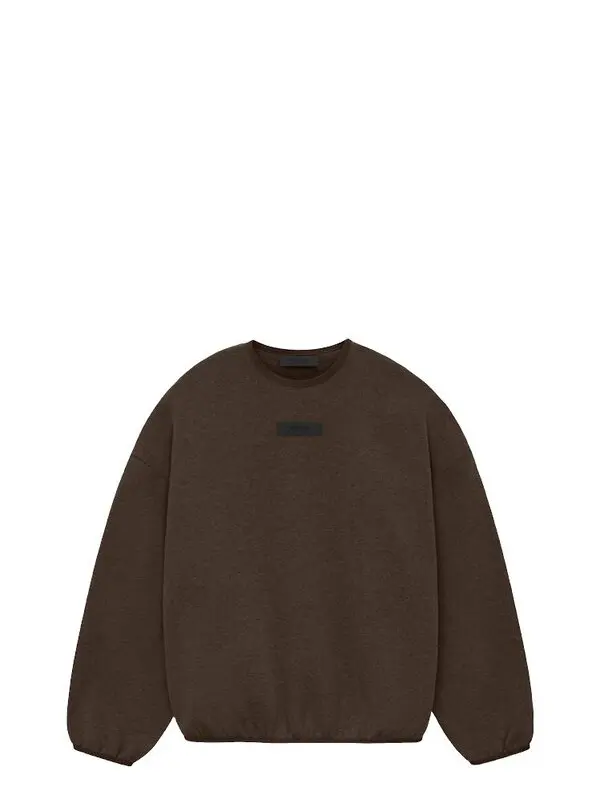 Fear Of God Essentials Core Collection Crewneck Sweatshirt - Heather Wood