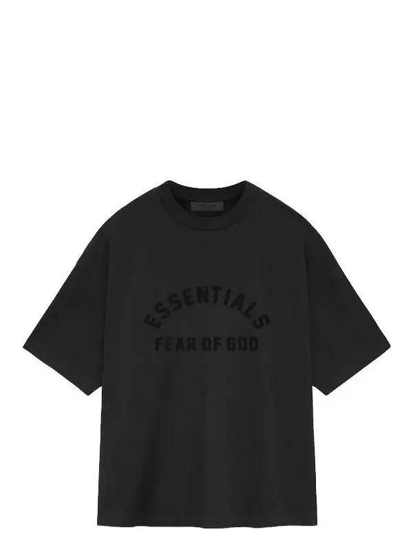 Fear Of God Essentials Core Collection Heavy Short Sleeve Tee Shirt - Black