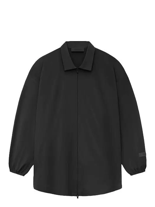 Fear Of God Essentials Core Collection Nylon Overshirt - Black
