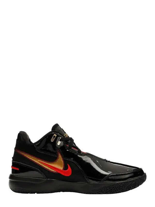 Nike Zoom Lebron Nxxt Gen Ampd - Black/metallic Gold/university Red