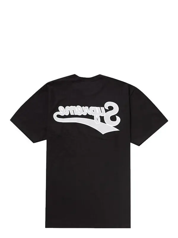 Supreme Backwards Tee Shirt - Black