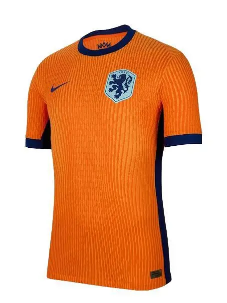 Nike Netherlands 2024/25 Match Home Adv Authentic Jersey - Safety Orange/blue Void/copa