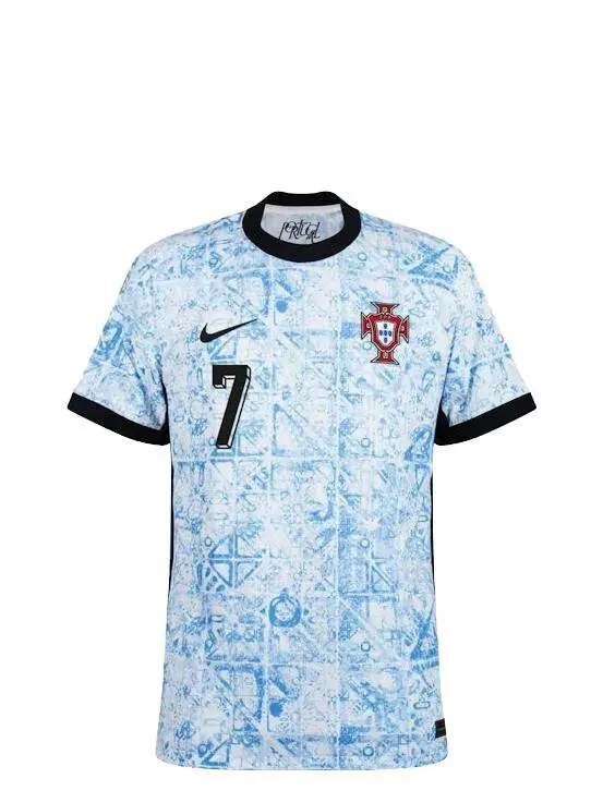 Nike Portugal 2024/25 Ronaldo Match Away Adv Authentic Jersey - Sail/university Blue/pitch Blue