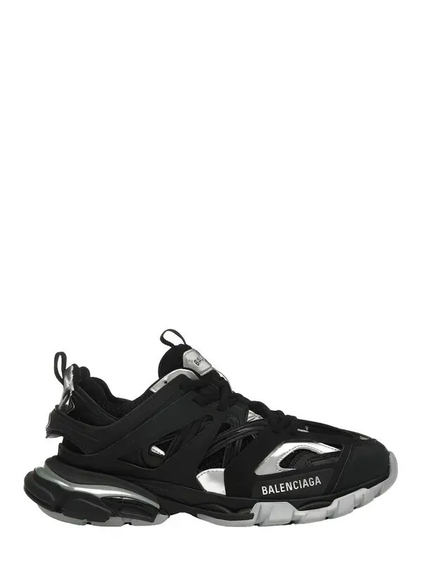 Balenciaga Trackin Sneakers - Black/silver