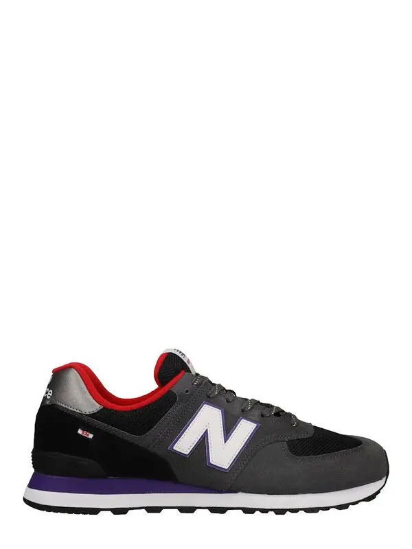 NEW BALANCE 574 Sneakers - Grey/black/purple