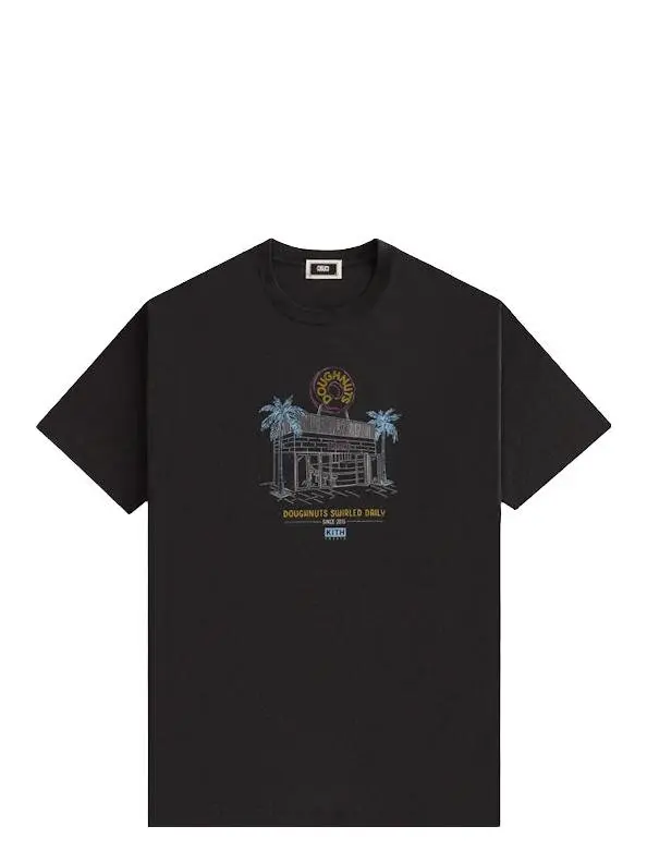 Kith Treats Doughnut Ii Vintage Tee Shirt - Black