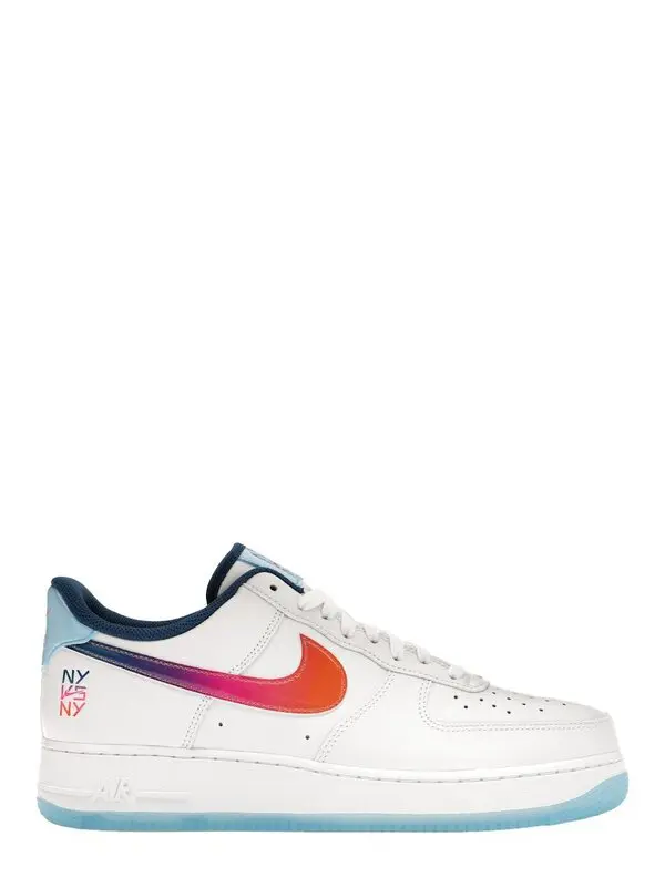 Nike Air Force 1 Low '07 Prm Ny Vs. Ny - White/court Blue/hyper Pink