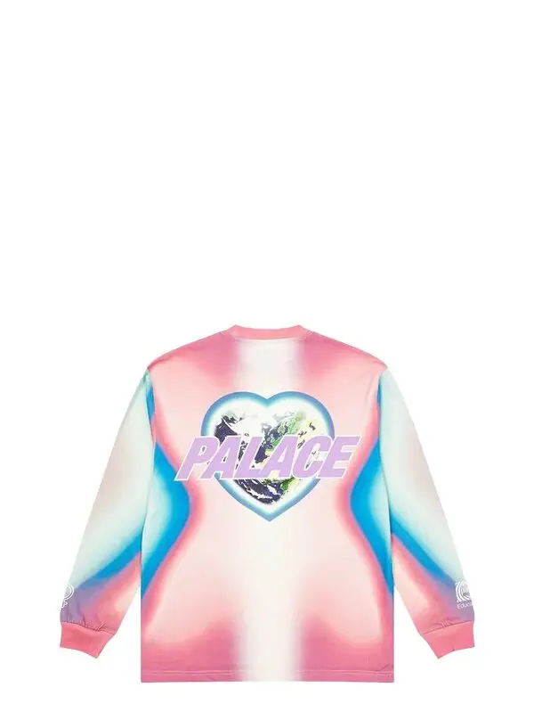 PALACE X Rapha Ef Education First Long Sleeve T-shirt - Multicolor