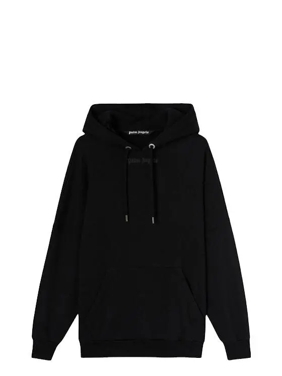 Palm Angels Logo Hoodie - Black