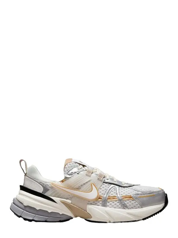 Nike V2k Run Sneakers - White/khaki/metallic Silver