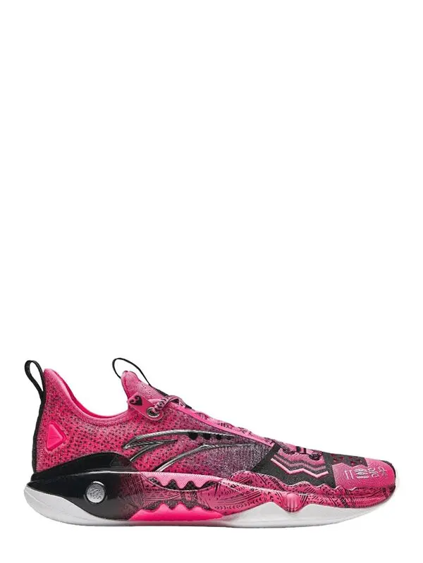 ANTA Shock Wave 5 Pro Kyrie Irving 520in Athletic Sneakers - Pink/black