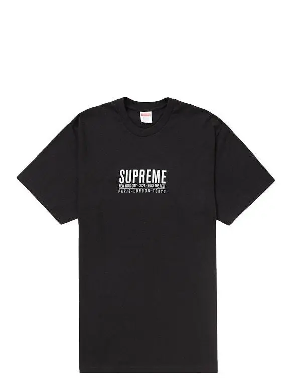 Supreme Paris Tee Shirt - Black