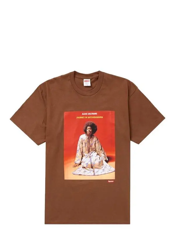 Supreme Satchidananda Tee Shirt - Brown