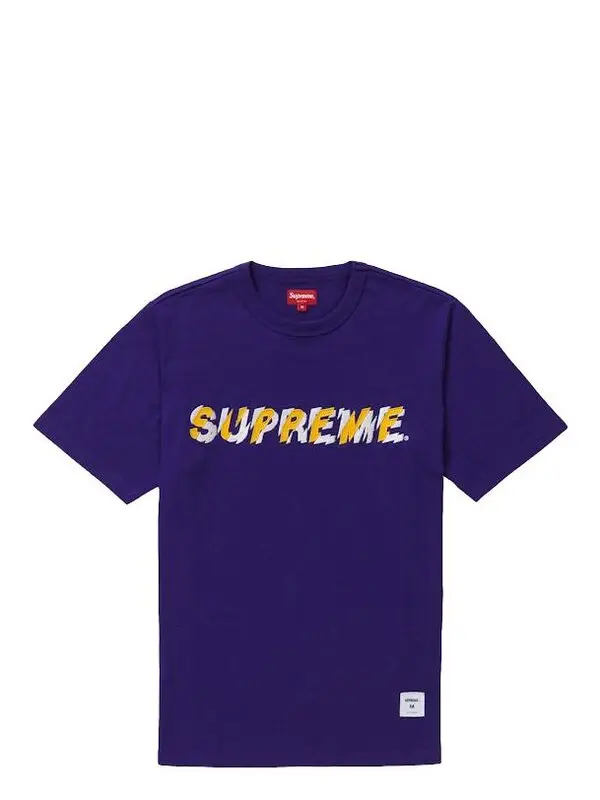 Supreme Shatter Short Sleeve Top - Purple