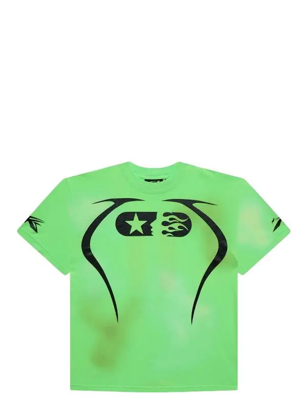 HELLSTAR Warm Up T-shirt - Neon Green