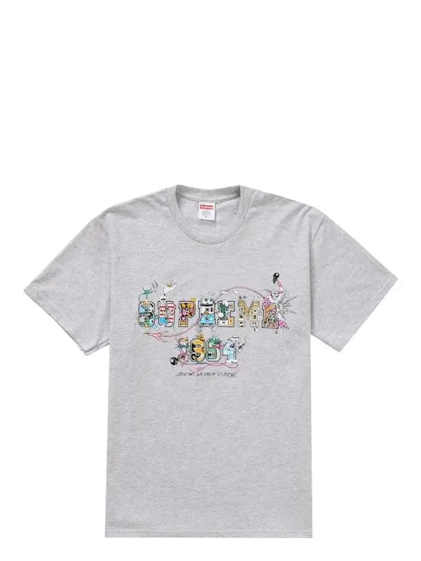 Supreme Varsity Tee Shirt - Ash Grey