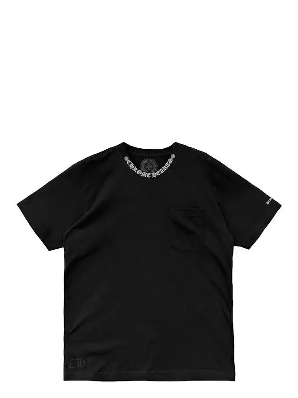 Chrome Hearts Short Sleeve Pocket Crew T-shirt - Black