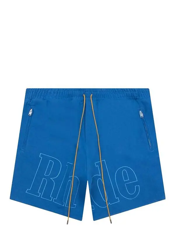 Rhude Tonal Logo Short - Electric Blue