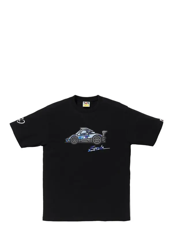 A BATHING APE X Pagani Baby Graphic Tee Shirt - Black