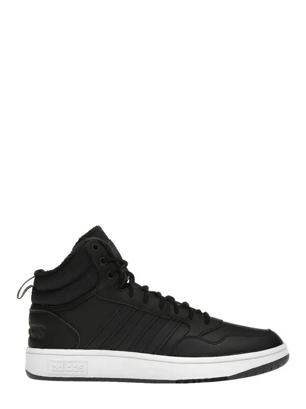 Adidas Hoops 3.0 Mid Classic Fur Lining Winterized Sneakers - Core Black/cloud White
