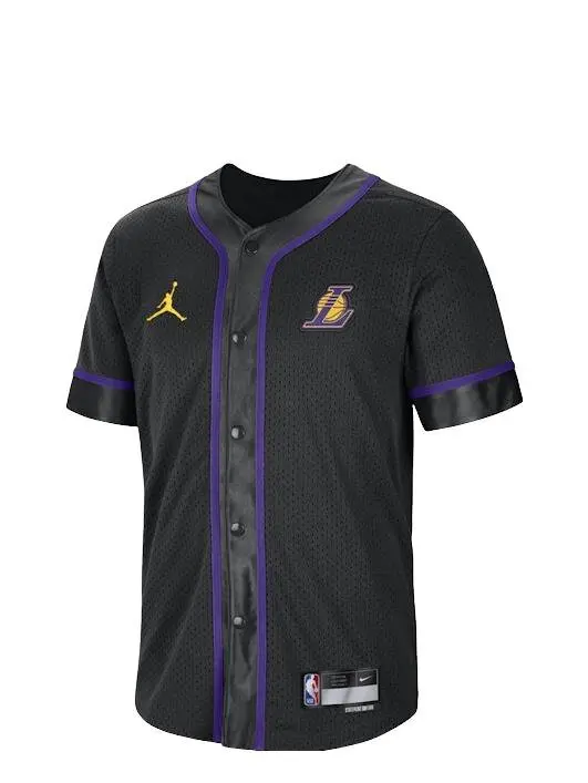 JORDAN Nba Los Angeles Lakers Statement Edition Drifit Top - Black