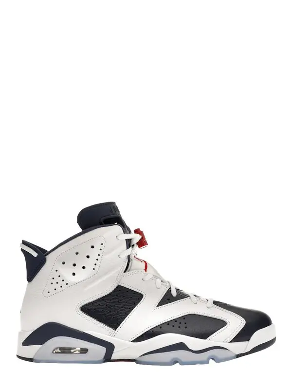 JORDAN 6 Retro Olympic - White/varsity Red/midnight Navy Blue