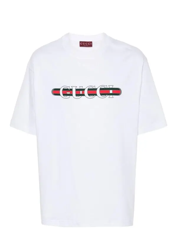 Gucci Logo-print Cotton T-shirt - White