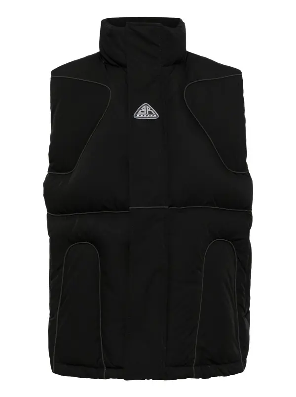 BREATH Padded Down Vest - Black