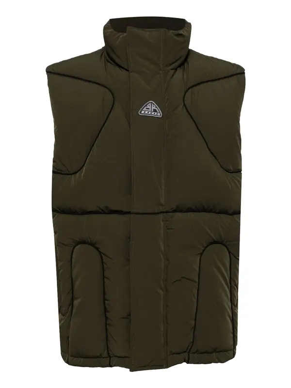 BREATH Padded Down Vest - Green