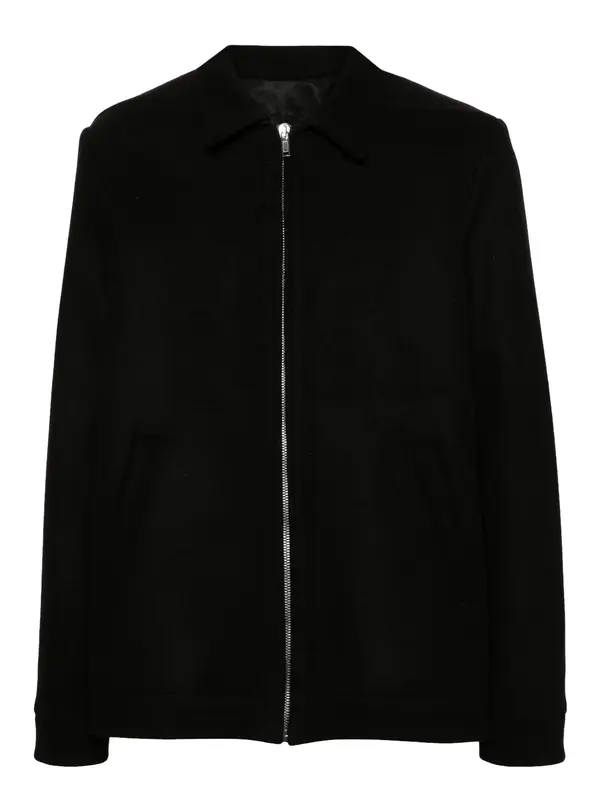 Rick Owens Brad Virgin Wool Jacket - Black