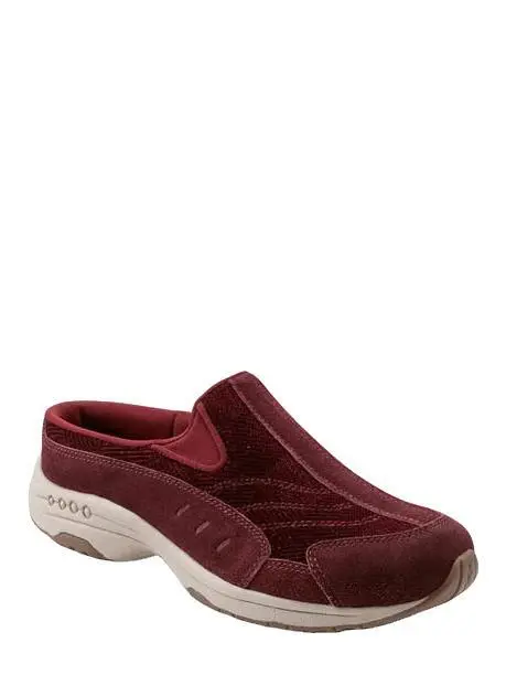 Easy Spirit Travel Time Mule - Dark Red