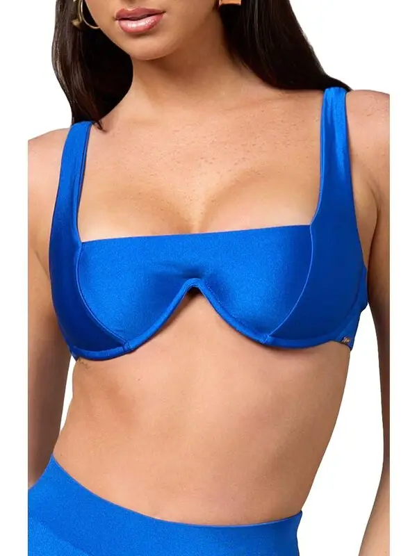 MBM SWIM Chance Bikini Top - Cobalt