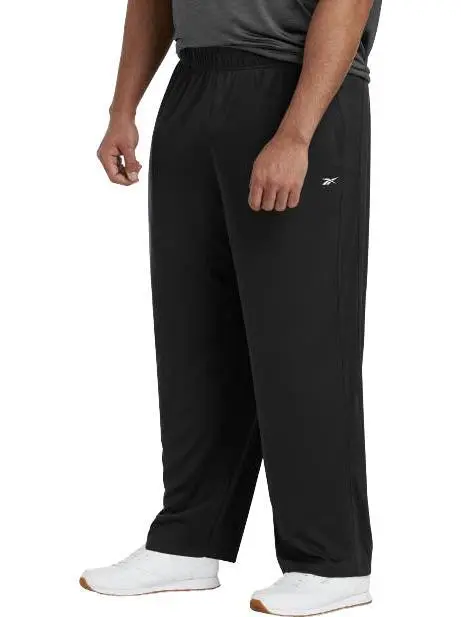 REEBOK Performance Double-knit Open-hem Pants - Black