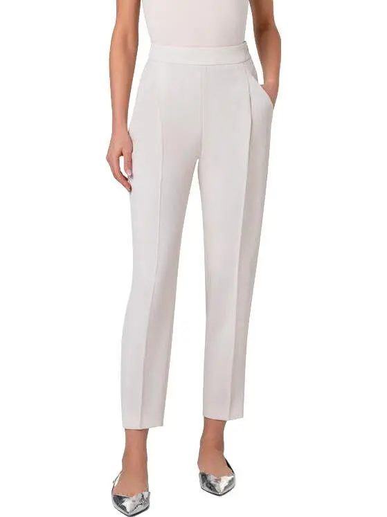 Akris Fiola Virgin Wool Ankle Pants - Chalk