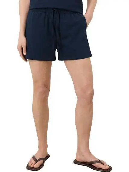 PACT Organic Cotton Cool Stretch Lounge Short - Navy Blue
