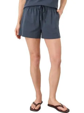 PACT Organic Cotton Cool Stretch Lounge Short - Steel Blue