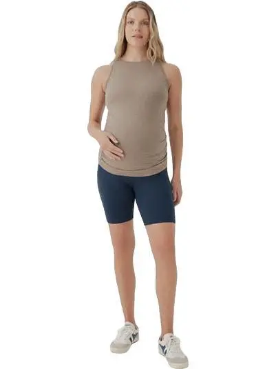 PACT Organic Maternity Everyday Tank - Stucco Heather