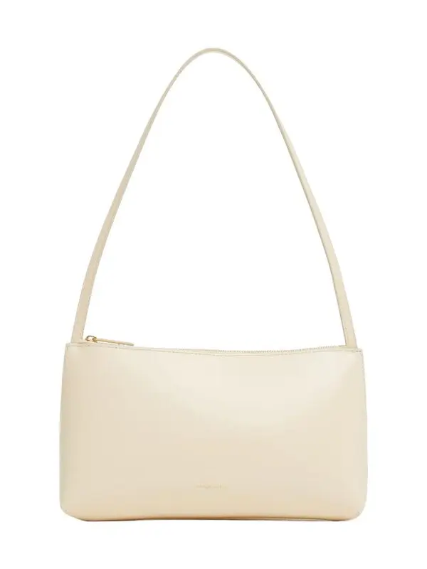 MANSUR GAVRIEL Gaia Leather Shoulder Bag - Crema